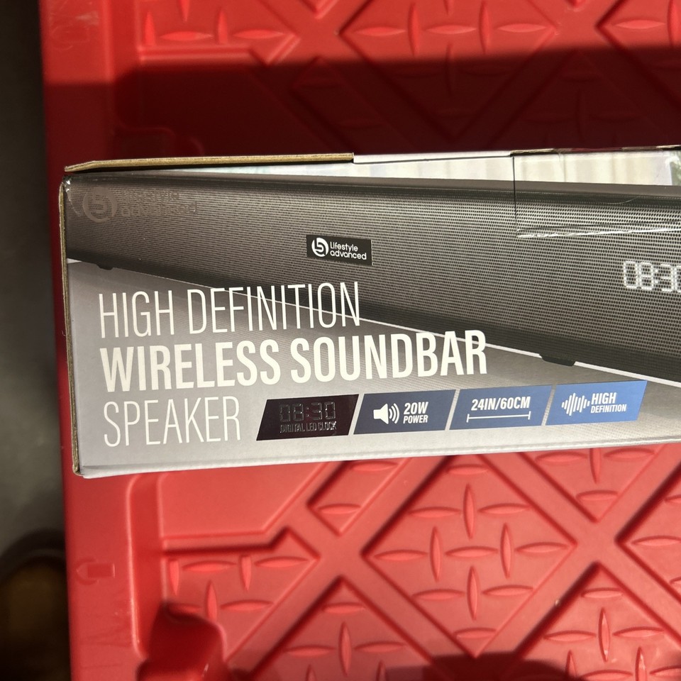 High Definition 24" Wireless Soundbar Speaker w/remote 20W Ultra Bass ...