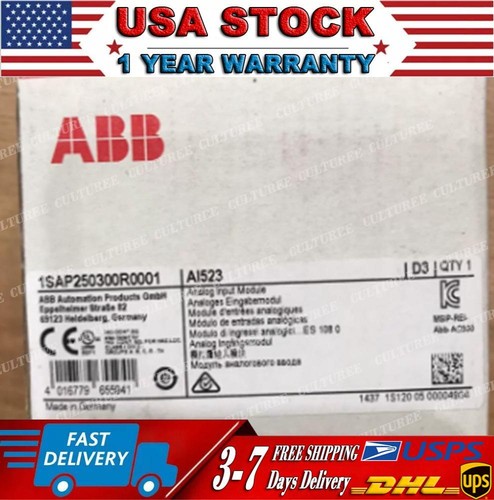 NEW ABB 1SAP250300R0001 AI523 D2 Analog Input Module US Free TAX | eBay
