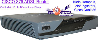 CISCO 876 876-SEC-I-K9 CISCO876-SEC-I-K9 ADSL-OVER-ISDN ADSL ROUTER ...
