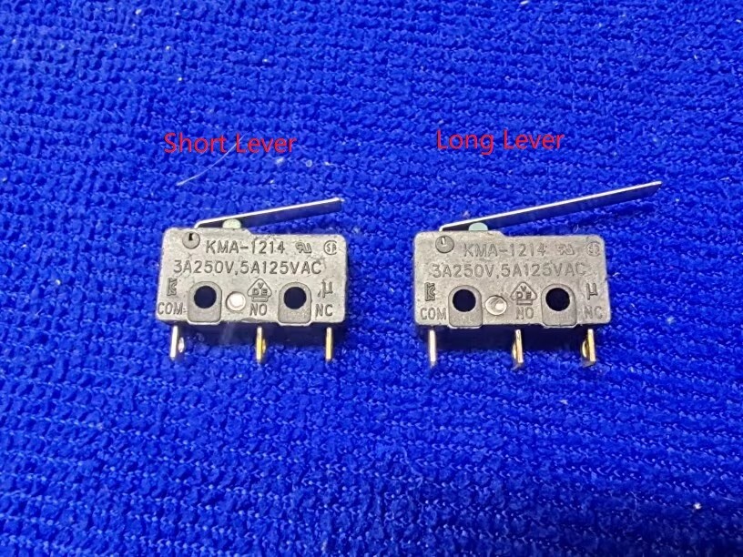 KIE KOREA TJ KMA-1214 Micro Limit Switch 3 Pins With Lever 3A 250VAC 5A ...