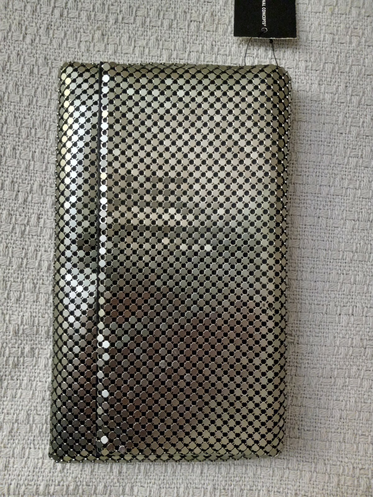 I.N.C. PRUDENCE MESH CLUTCH / PEWTER | eBay