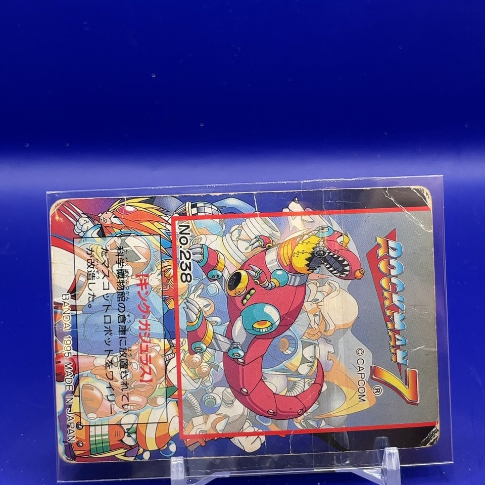 Mega Man vs Turbo Man - Mega Man 7 Rock Man CG Capcom 1995 Japan #001 ...