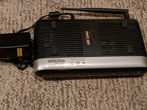 Verizon FIOS Wifi Modem Router Actiontec M1424WR Rev D w/ Power Cord | eBay