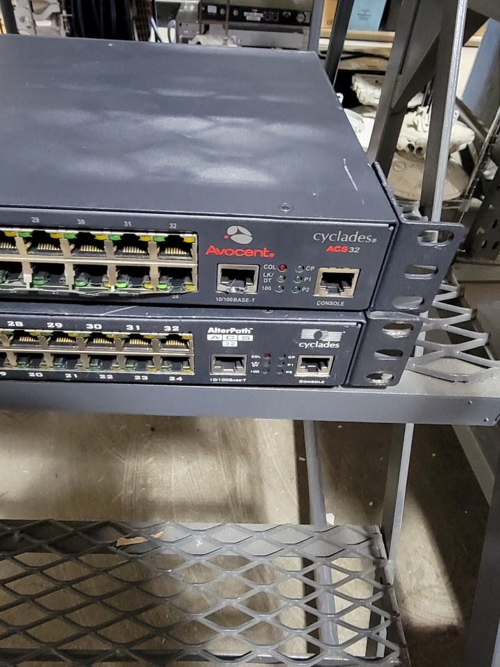 Avocent ACS 32 32-Port Advanced Console Serial RS232 Server ACS32 | eBay