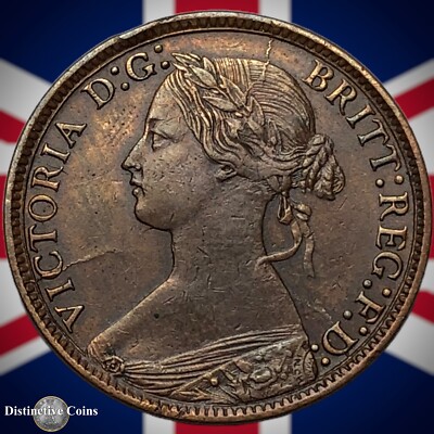 Great Britain 1872 Farthing 1/4d GB3663 | eBay