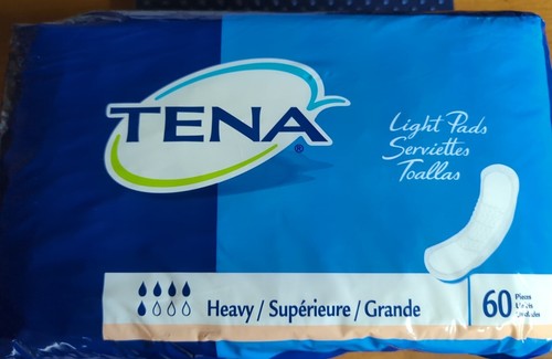 TENA ProSkin Heavy Unisex Incontinent Pad Regular Length 12" L 41509 60 ...