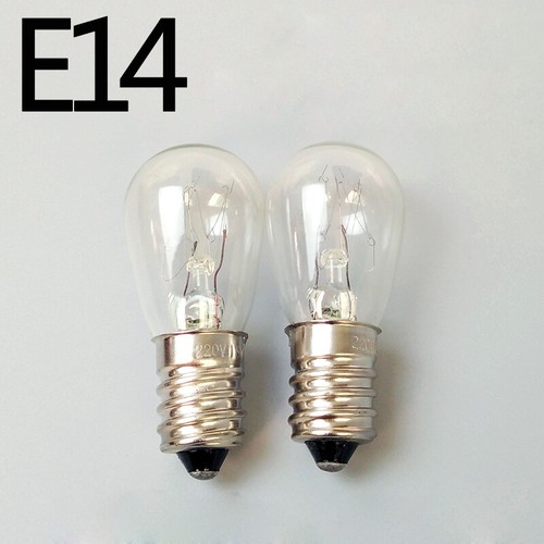 E14 Small Screw Light Bulb 220V 110V 24V 15W 8W 5W Oven Refrigerator ...