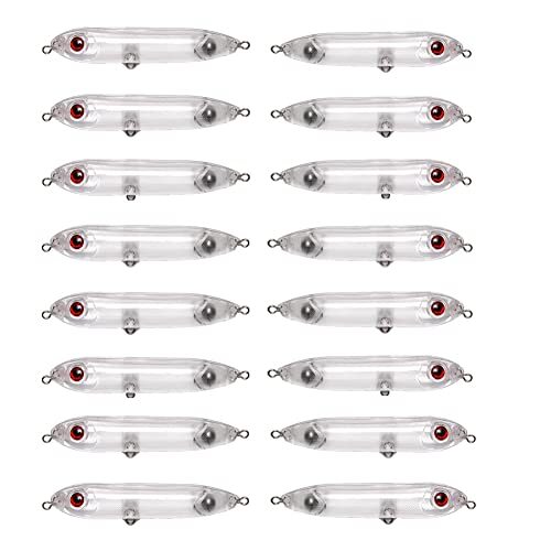 Lure Blanks Crankbaits,20PCS Crankbait Blanks Unpainted Fishing Lures ...