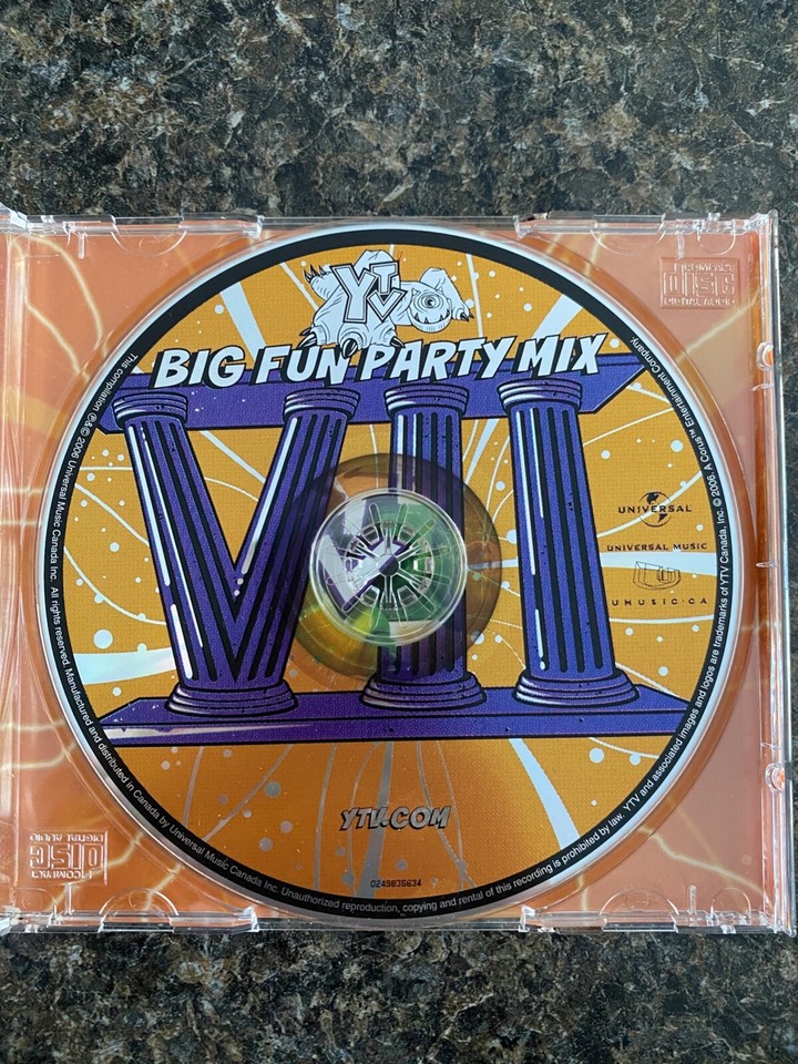 YTV Big Fun Party Mix VII 7 CD -- G+ condition -- RARE COPY | eBay