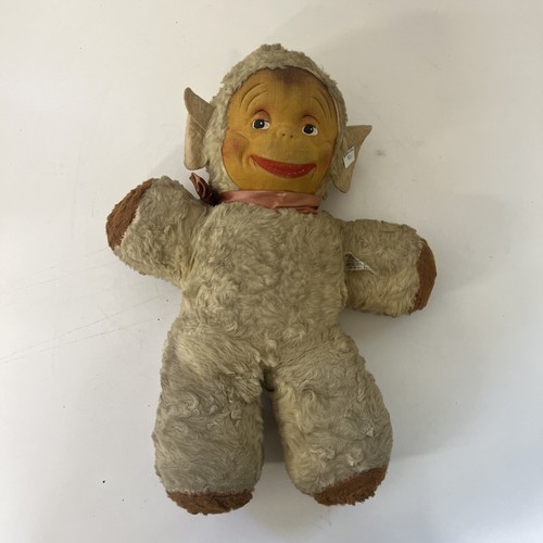 Vintage Monkigund Anthropomorphic White Monkey Plush Stuffed Toy 134123 ...