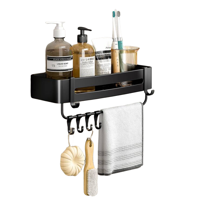 Shower Caddy Bathroom Shelf Tidy Storage Holder Rack Home Office Bath ...