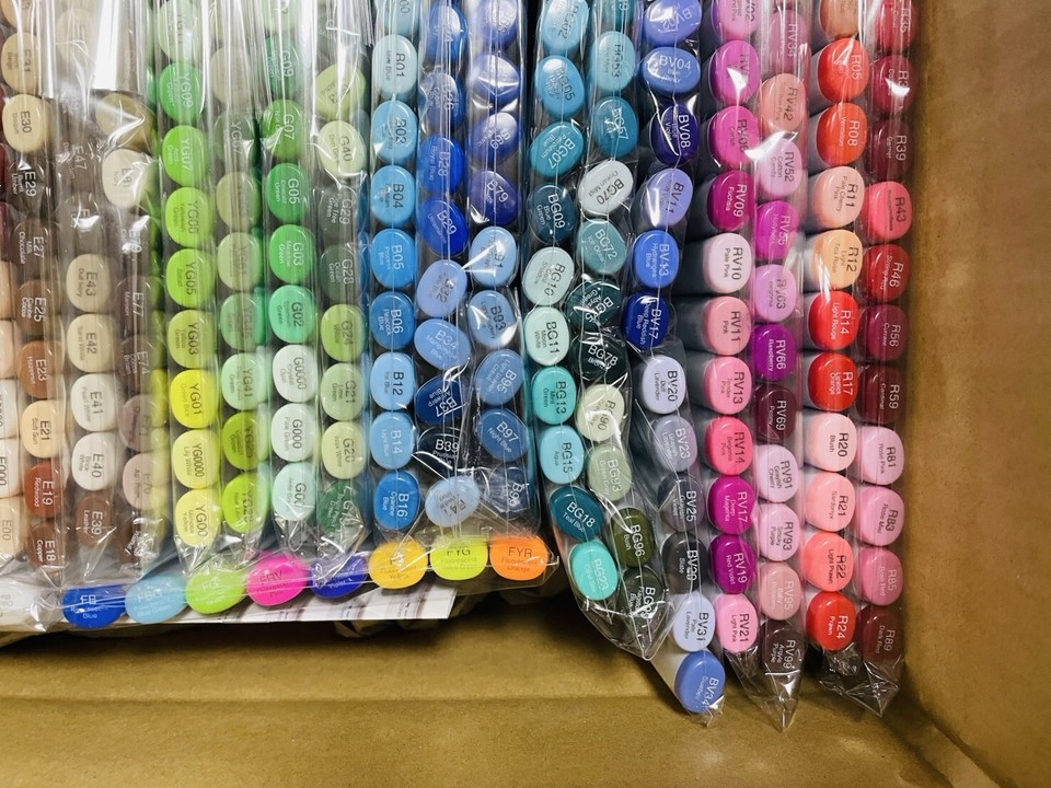 Copic Sketch Markers All 358 Colors Set Multicolor without Acrylic Case ...