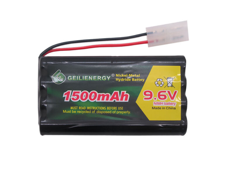 1pcs 9.6V 1500mAh NiMH Rechargeable Battery 8AA Pack For RC Cars Boats ...