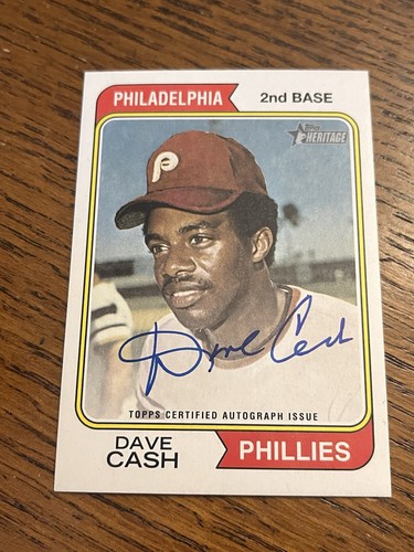 2023 Topps Heritage - Real One Autographs Dave Cash #ROA-DC (AU) for ...
