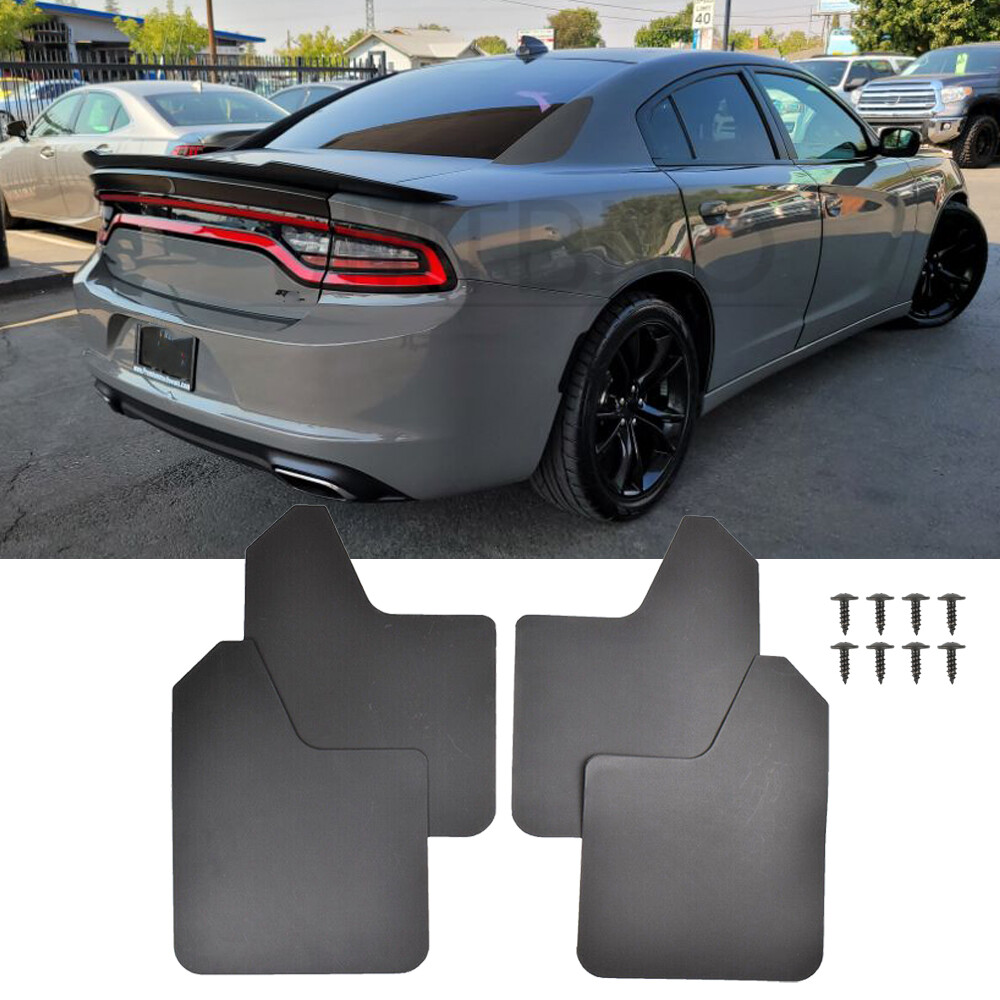 For Dodge Charger RT SRT Mud Flaps Mud Guards Splash Flares 4PCS Front ...