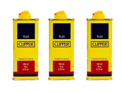 100ml Clipper Fuel Universal Petrol Lighter Refill Home Garage Cleaning ...