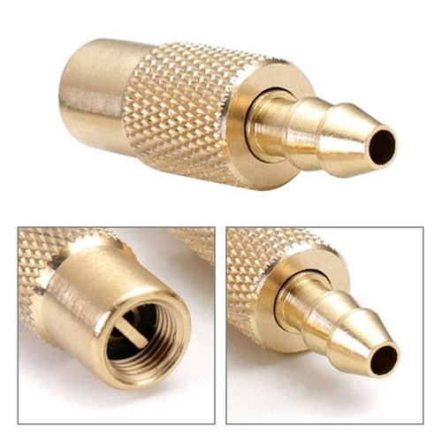 Car Truck Tire Inflator Valve Connector Joint Adapter Brass Air Pump ...