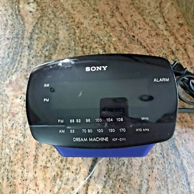 Sony Dream Machine Radio Alarm Clock with Battery Backup | eBay