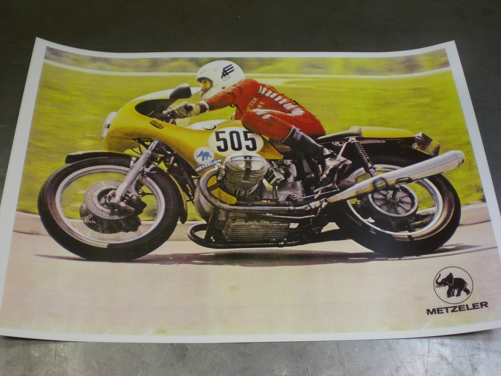 BMW R90S Racing Poster Metzeler Airhead Vintage Motorcycle Race | eBay