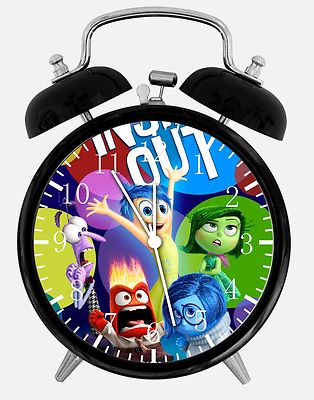 Disney Inside Out Alarm Desk Clock 3.75" Room Office Decor E59 Nice For ...