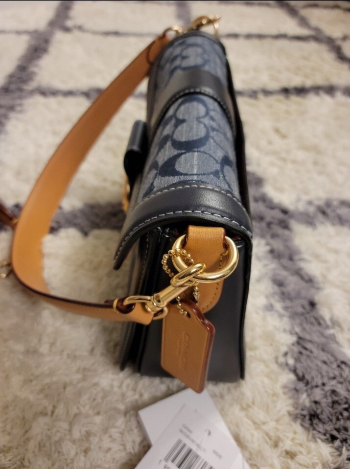 Coach Bag Denim Crossbody GRACIE MORGAN Tabby Bag - Gem