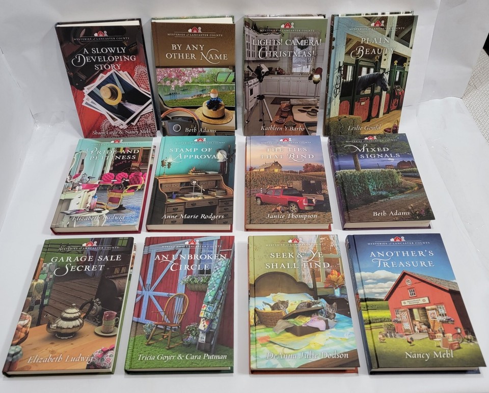 Lot of 12 Mysteries of Lancaster County Hardback Books From Guideposts ...