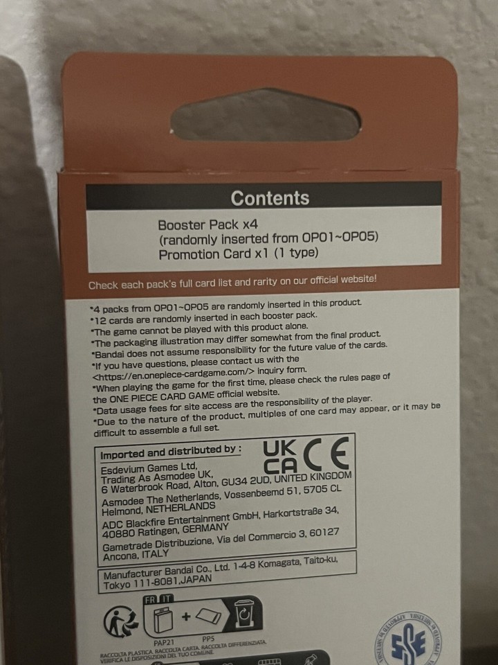 One Piece Card Game Treasure Boosters Set - SET OF 2 - BRAND NEW | eBay