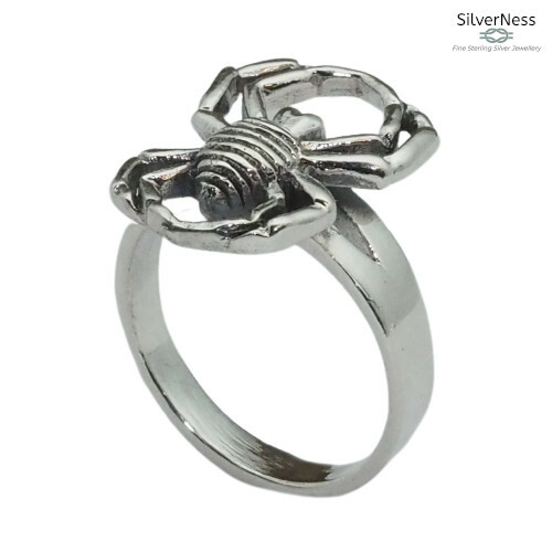 SilverNess Women's Jewellery Spider Ring: 925 Sterling Silver | eBay