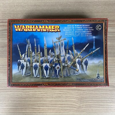 HIGH ELF WARRIORS REGIMENT WARHAMMER FANTASY BATTLE ELVES SPEARMEN UNIT ...