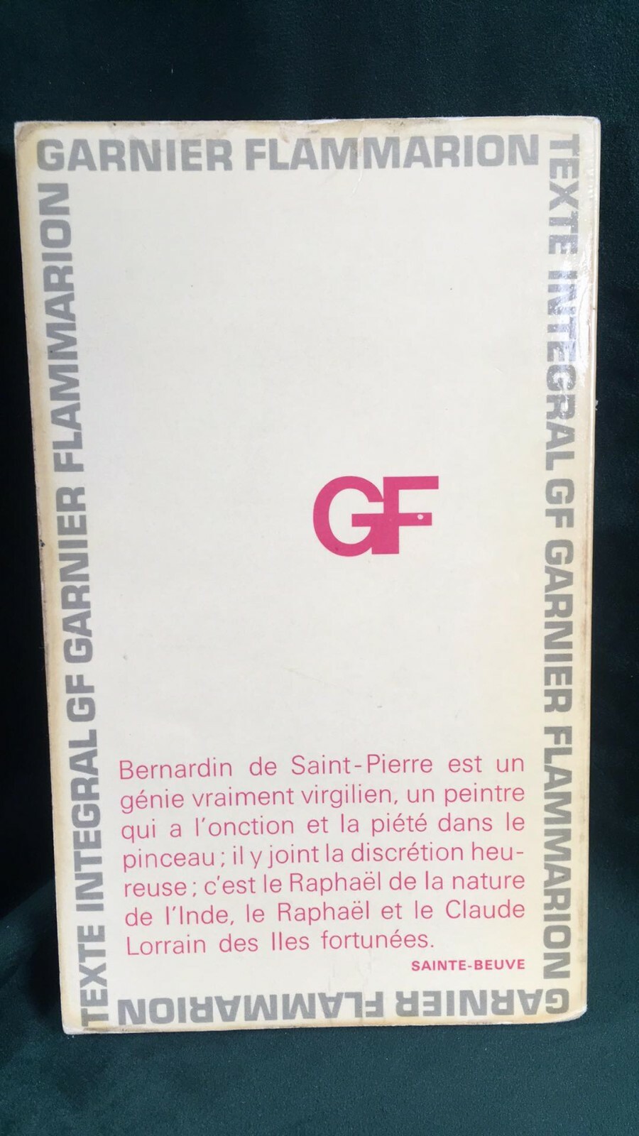 Paul et Virginie - Bernardin de Saint-Pierre / Ed : Garnier-Flammarion ...