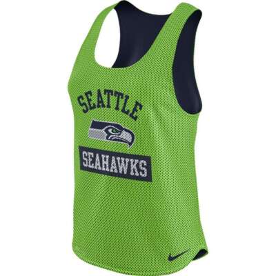Nike Seattle Seahawks Women's Dri-FIT Mesh Tank Top | eBay
