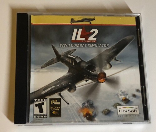 IL-2 STURMOVIK WWII COMBAT FLIGHT SIMULATOR 2001 UBI SOFT PC CD-ROM ...