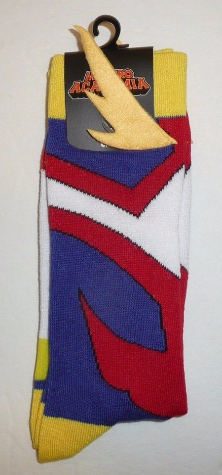 My Hero Academia Cosplay Men's Crew Socks 3D Wings Anime Manga MHA ...