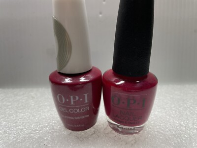 OPI GELCOLOR + MATCHING GEL POLISH CALIFORNIA RASPBERRY (GC L54 / NL ...