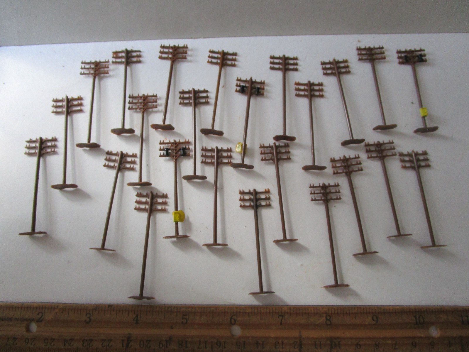 Vintage N Scale Lot of 24 Pieces Telephone Poles For Train Layout | eBay