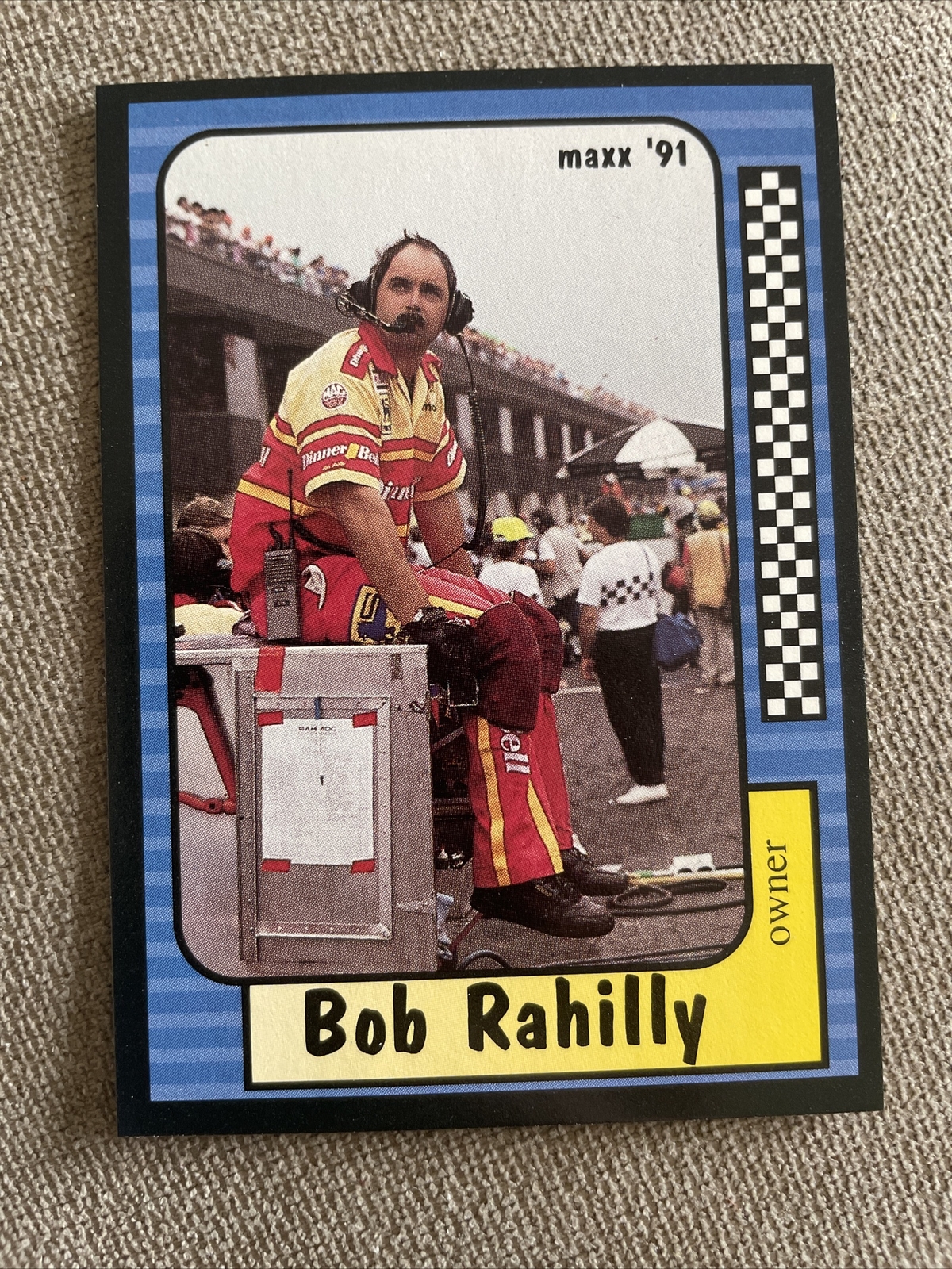 Bob Rahilly 1991 Maxx NASCAR Racing Card 124 Of 240 @2710* | eBay