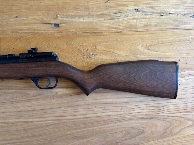 Benjamin 397 air rifle, single shot bolt action, wooden stock | eBay
