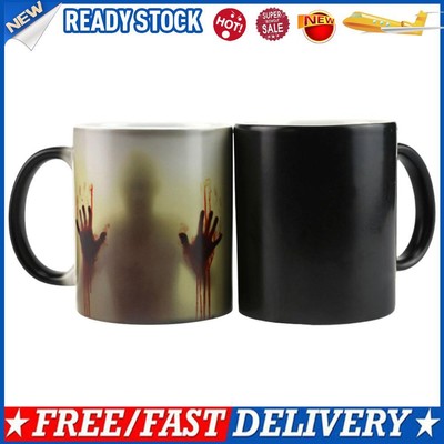 11oz Ceramic Color Changing Coffee Mug Bloody Zombie Cup Gifts for Men ...