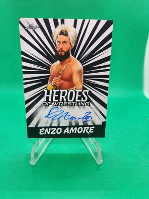 2023 Leaf Heroes of Wrestling ENZO AMORE Autograph #BA-EA1 AUTO Black ...