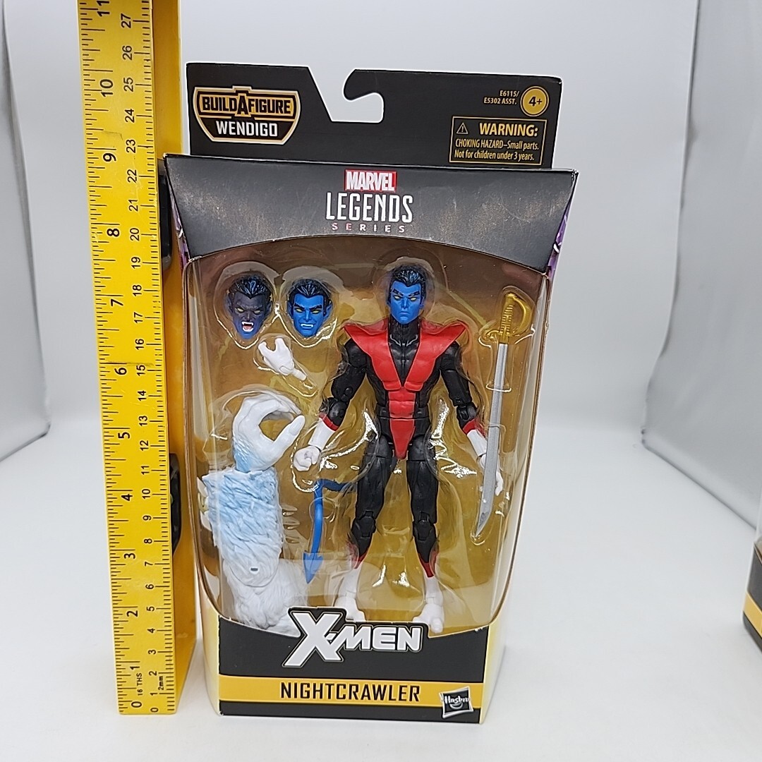 Marvel Legends X-Men NIGHTCRAWLER Wendigo BAF Action Figure New Sealed