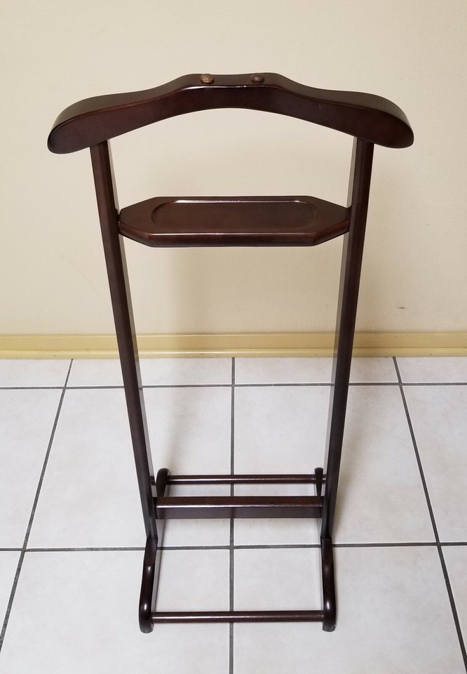 Bombay Company Valet Butler Stand Vintage Gentlemans Suit Hanger Rack ...