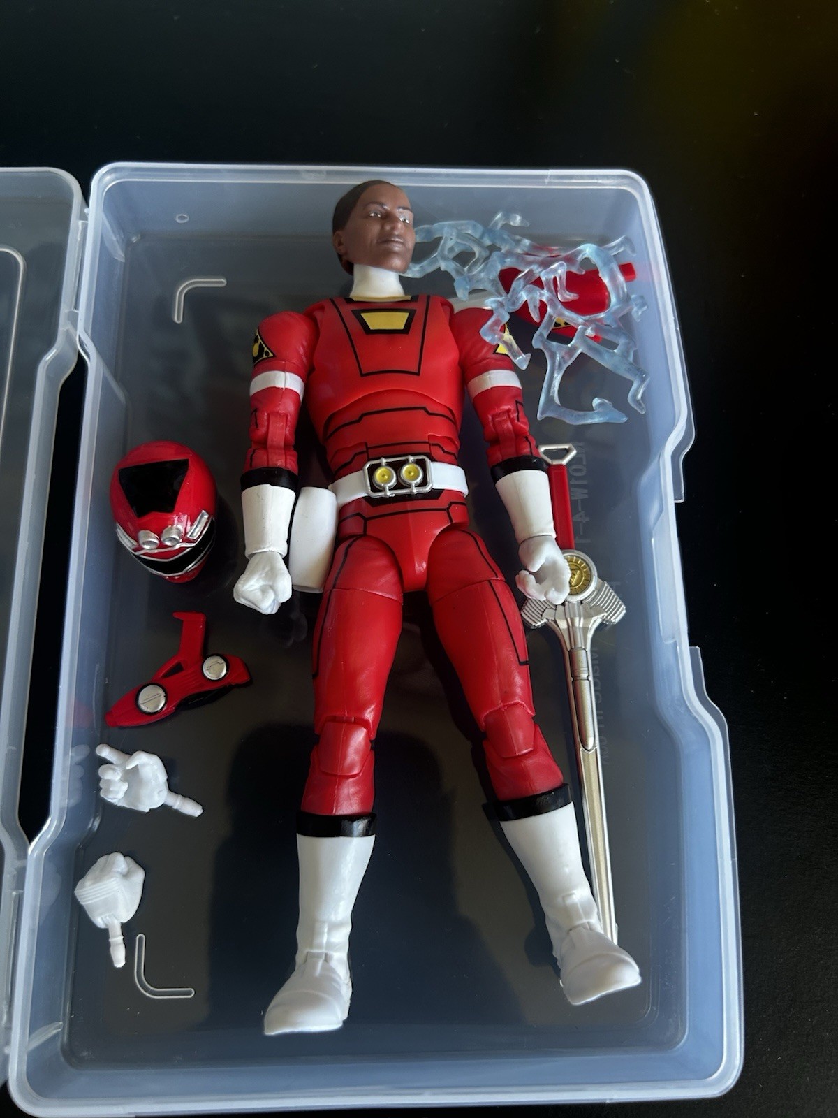 Hasbro Power Rangers Lightning Collection Turbo Red Ranger Action ...