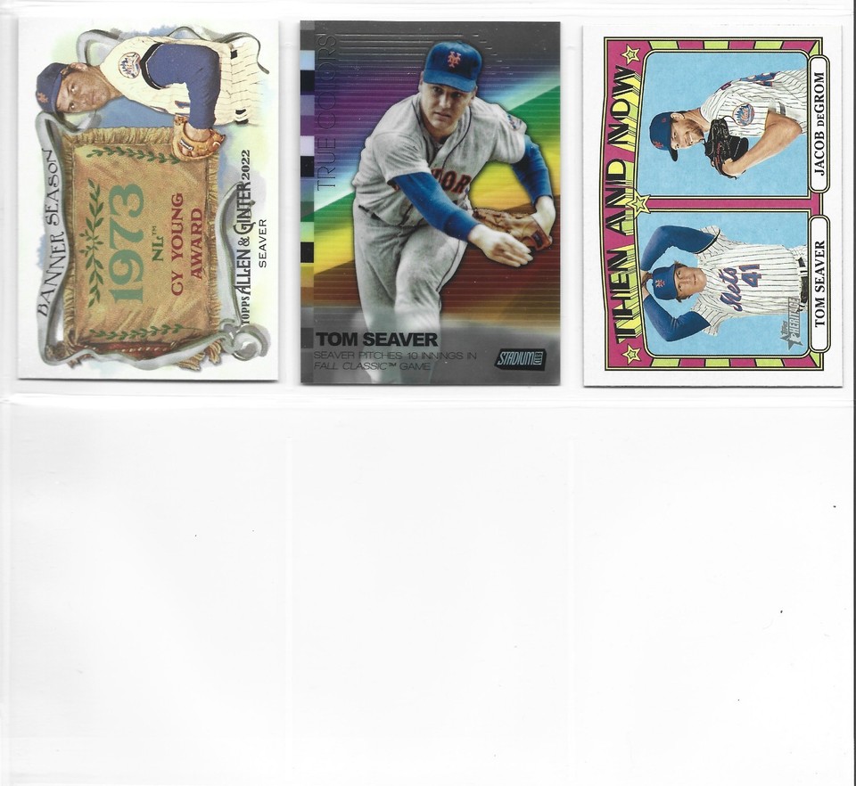 MLB - 21 card Tom SEAVER LOT - METS / Reds - NO DUPS | eBay