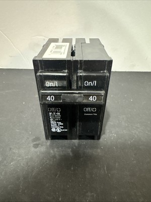 Eaton BR240 120/240VAC 2 Pole 40 Amp Breaker | eBay