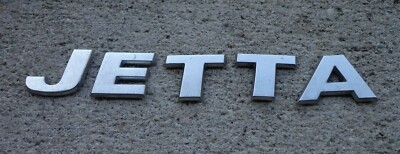 VW Volkswagen Jetta emblem letters OEM Genuine Factory Stock badge ...