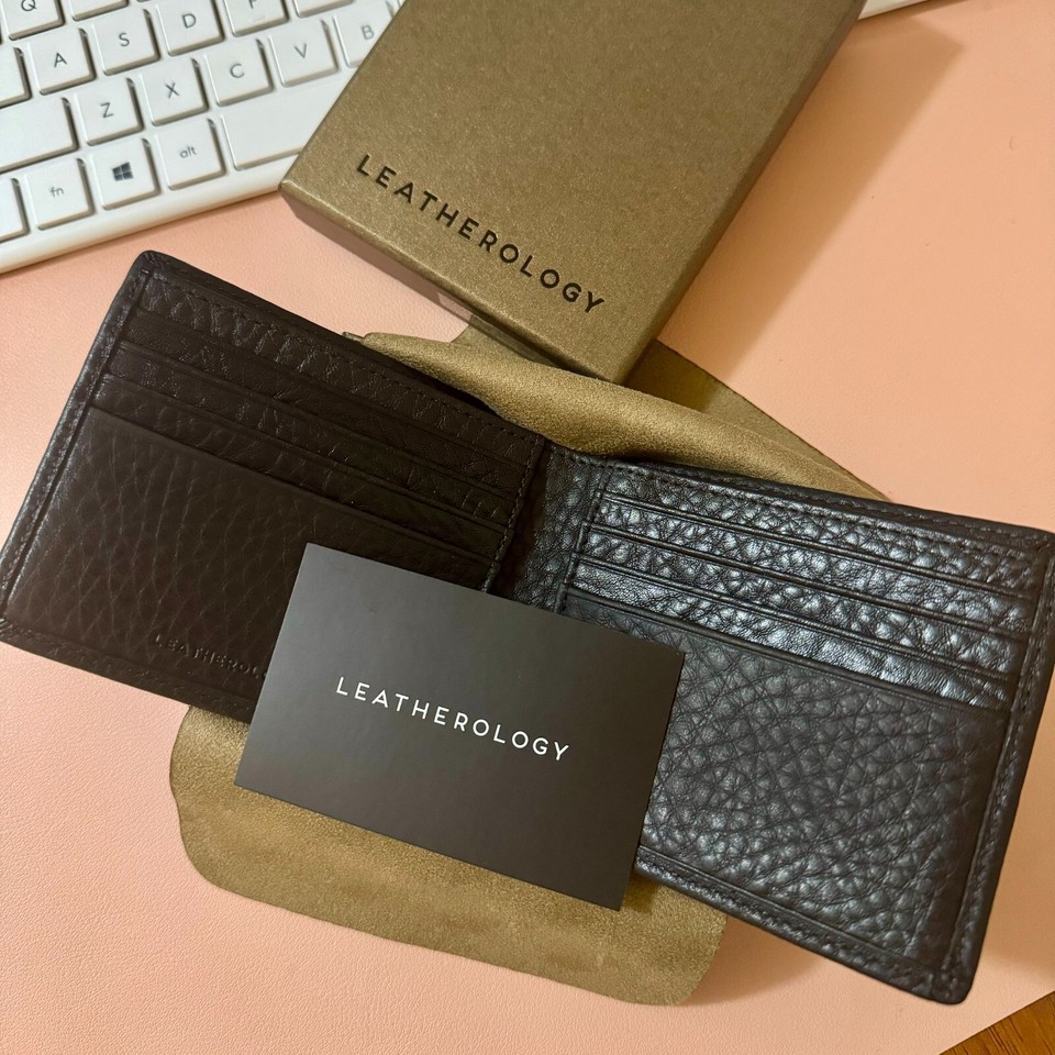 Leatherology Bifold Wallet (Personalized Initials, KN) | eBay