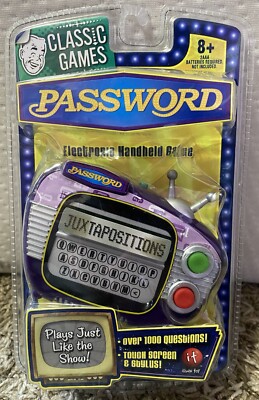 Password Classic Games Handheld Electronic Game Console/Stylus 2008 New ...