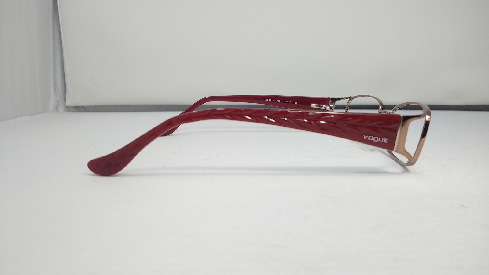 VOGUE VO 3910 756 ROSE GOLD/RED Flex Hinge 53/17/135 1046 | eBay