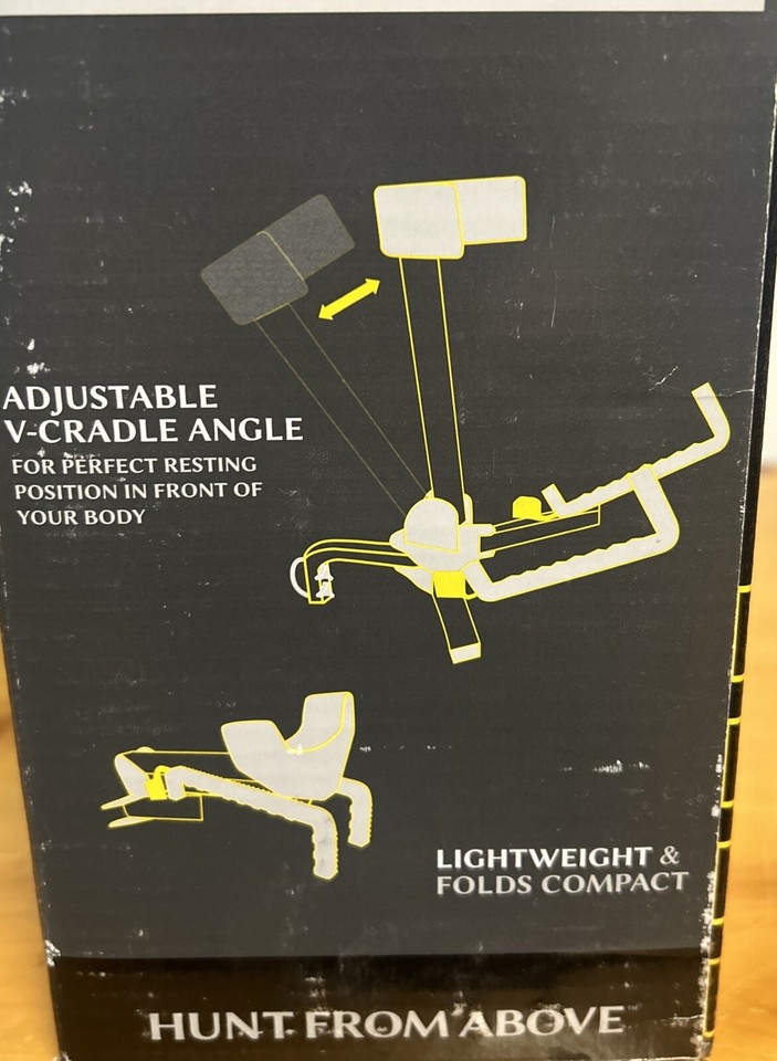 Hawk Kwik-Grab Crossbow Stand for Ground or Treestand Holder Cradle | eBay