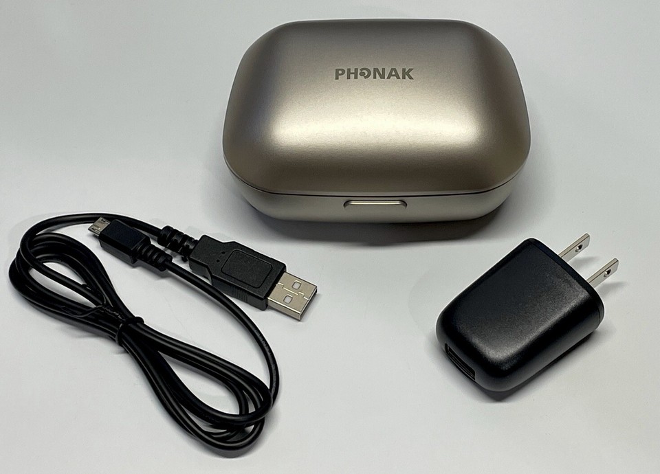 Phonak Charger Case Combi With Charging Cable 075-0040-11 With Cleaning ...